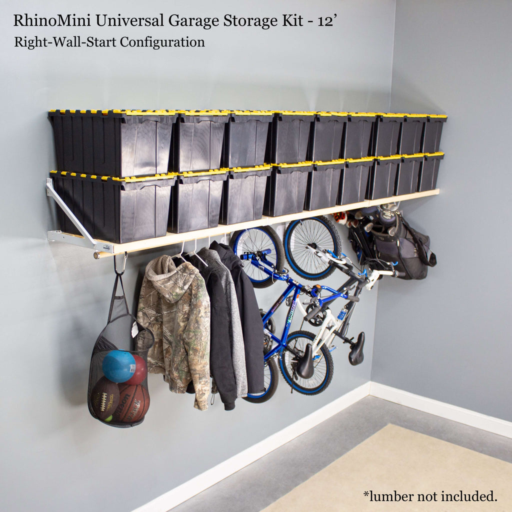 Rhino Shelf | RhinoMini Universal Garage Storage Kit – rhinoshelf.com